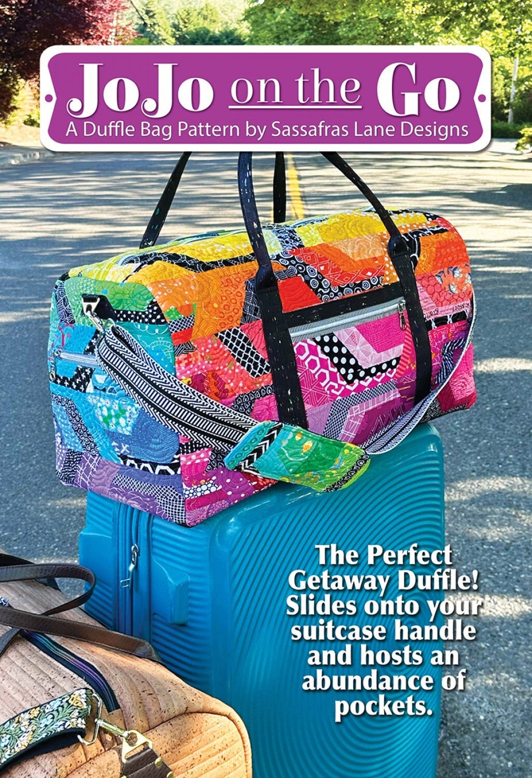 JOJO on the GO Duffle Bag Pattern, Sassafrass Lane Designs Sewing ...