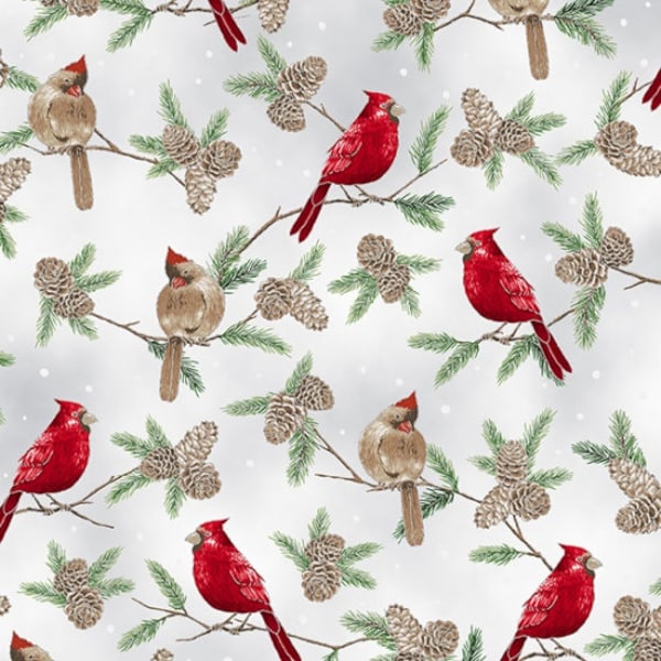 Cardinal Fabric - Etsy