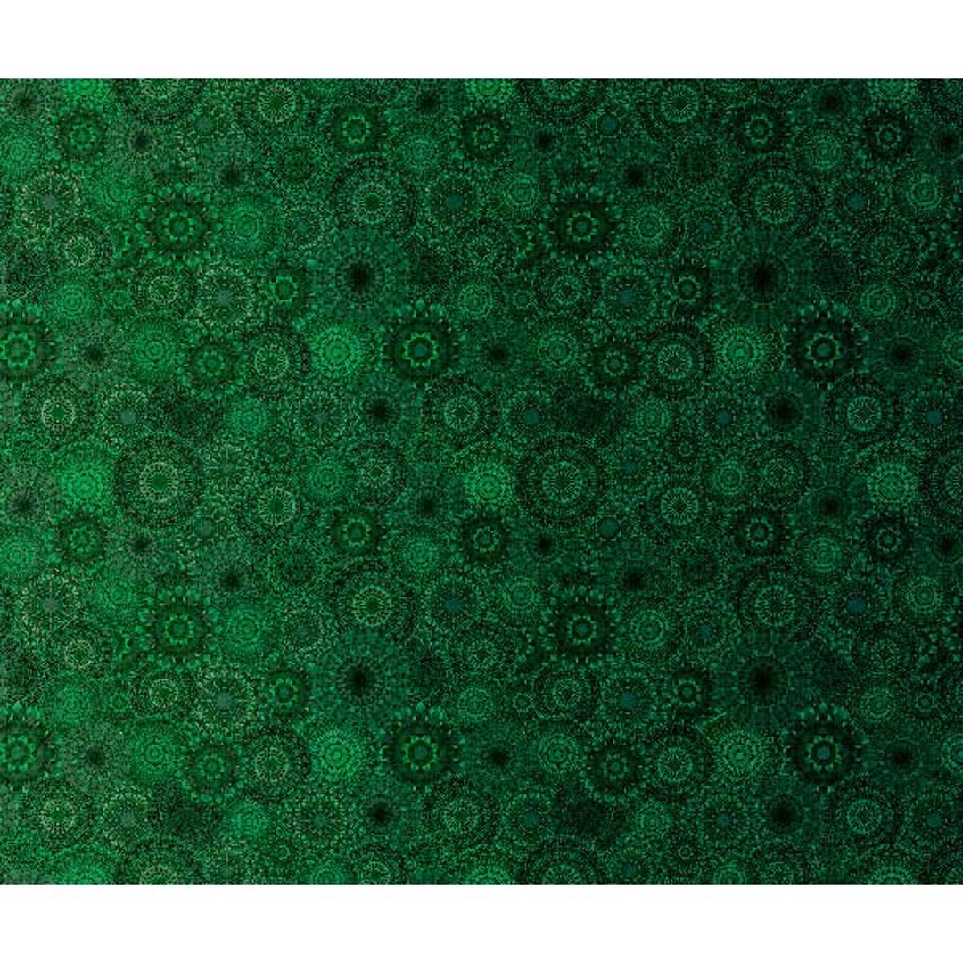 GREEN OMBRE F Jewelscape Cotton Fabric Qt Fabrics - Etsy