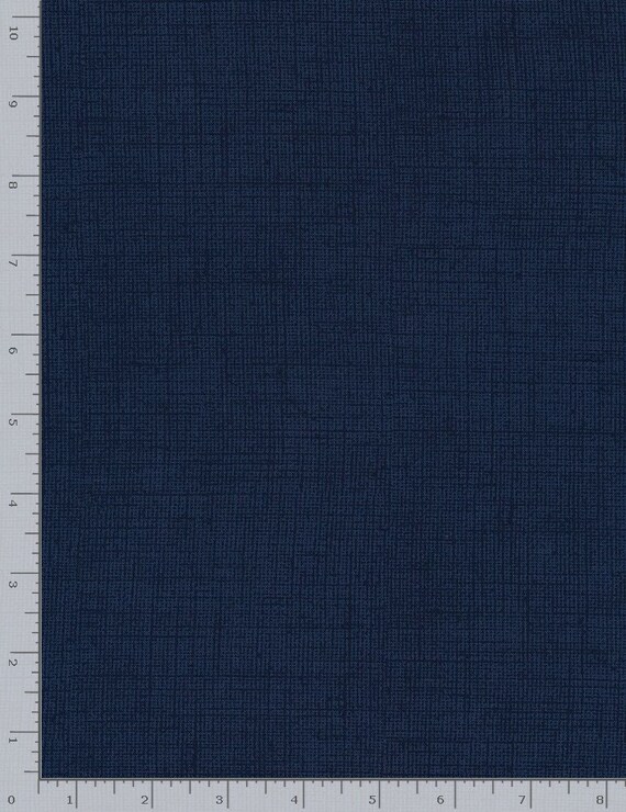 MIX BASIC NAVY Textured Linen Look Blender Cotton Fabric - Etsy