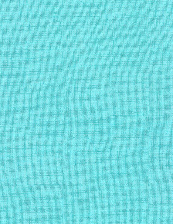 MIX BASIC AQUA Textured Linen Look Blender Cotton Fabric - Etsy
