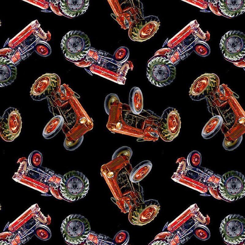 Tractor Fabric - Etsy