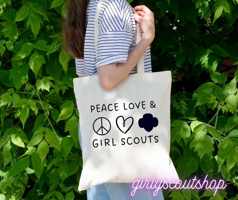 Peace Love & Girl Scouts Cut File - Etsy