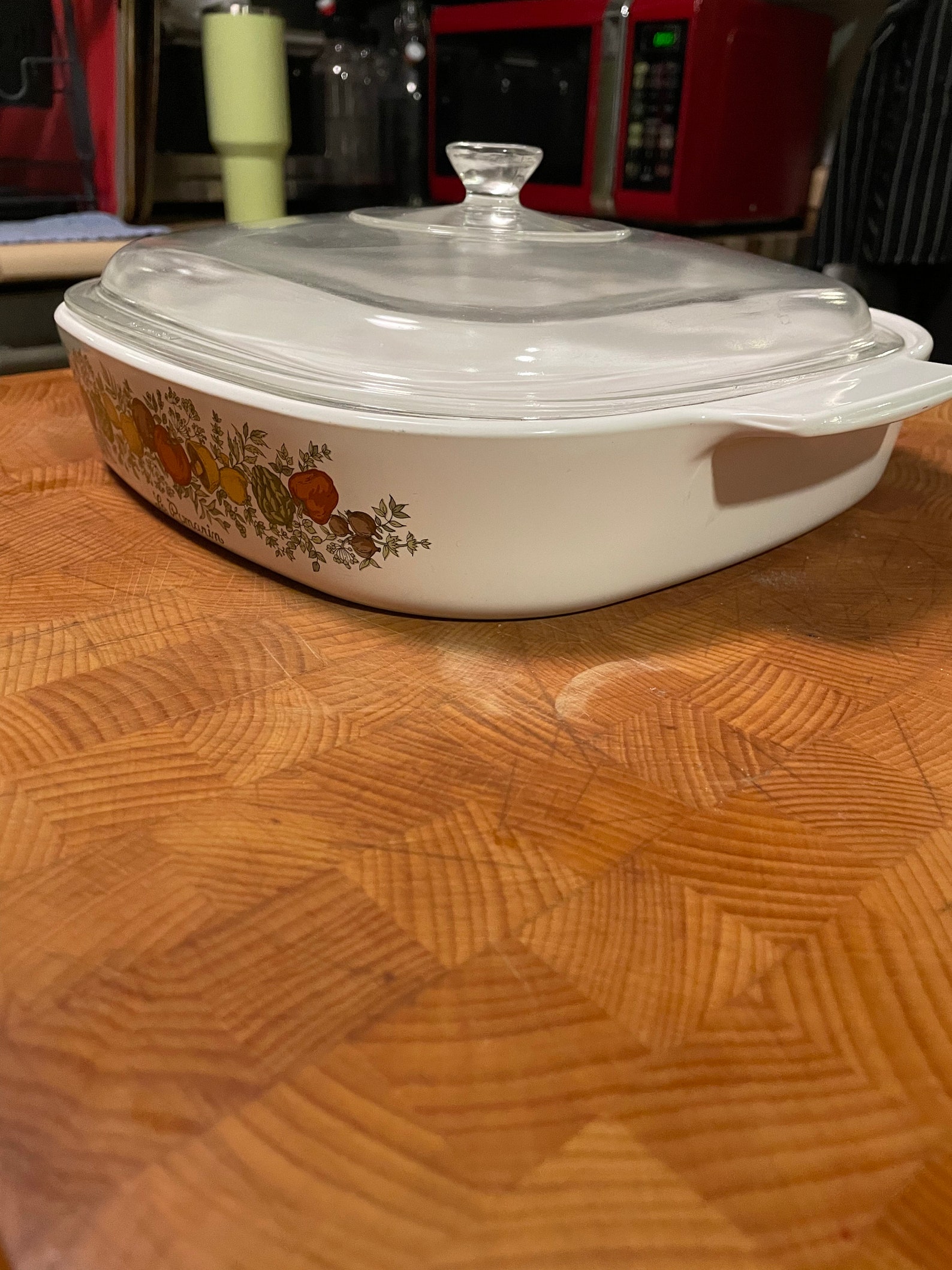Rare Vintage Corning Ware Casserole Dish Le Romarin With Lid - Etsy