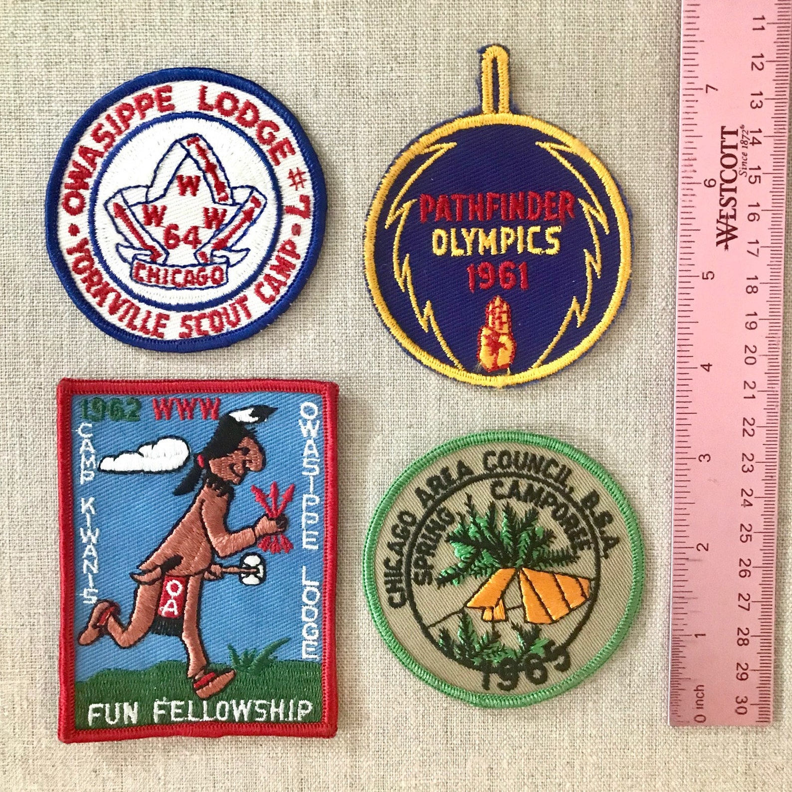 Vintage 1960s Boy Scout Patches/Assortment of 4 Boy Scout | Etsy