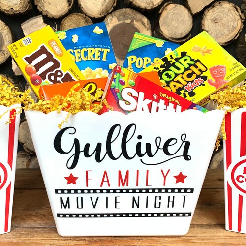 Family Movie Night Gift Box - Etsy