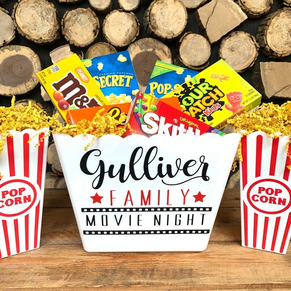 Movie Night Bucket - Etsy