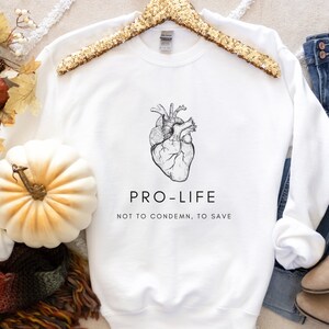 Pro Life Christian Sweatshirt | Choose Life | Jesus Apparel | March for ...