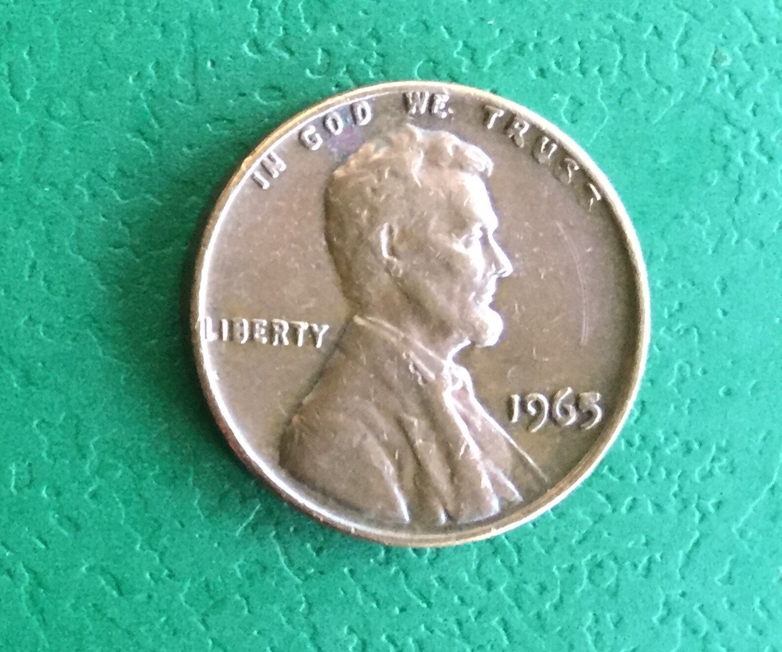 Rare Coin 1965 No Mint Mark Lincoln Penny 1 Cent Error or Mint Damage ...