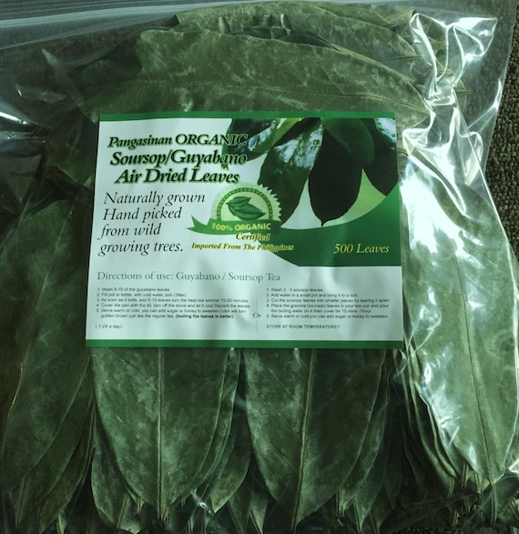 Dried Guyabano Leaves