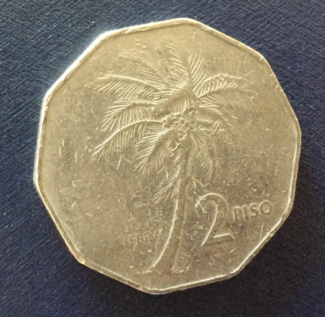 1985 Philippines Two Piso Copper-nickel Coin VF - Etsy