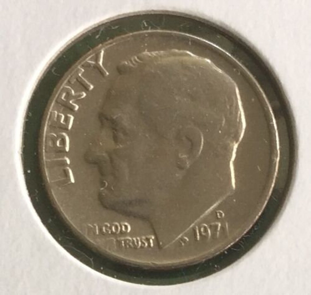 United States Rare 1971 D Proof Dime Roosevelt Error Coin - Etsy