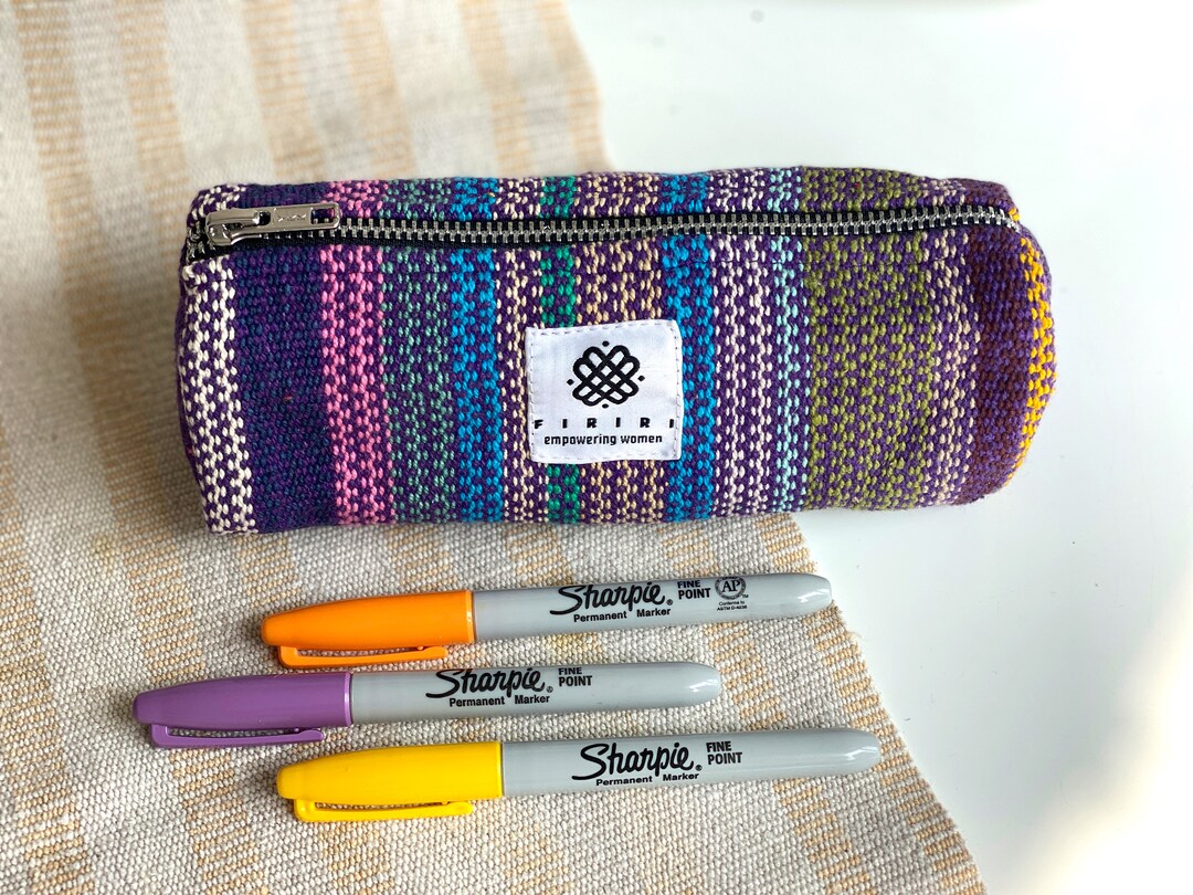 Large Purple Pencil Case Eco Pen Holder Large Capacity Pencil Case Gift ...