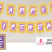 FRIENDS Themed Happy Birthday Banner Instant Download TV Show Birthday ...