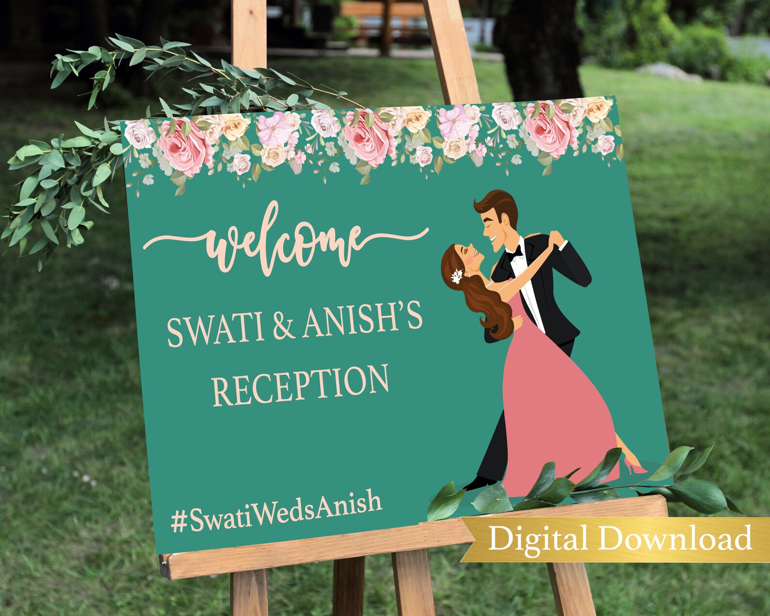 Wedding Reception Welcome Sign Reception Welcome Sign | Etsy