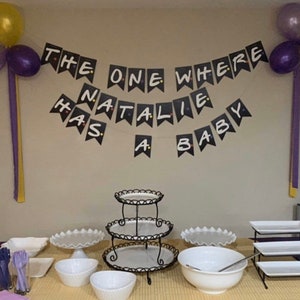 FRIENDS Themed Personalized Birthday Banner Digital Download, FRIENDS ...