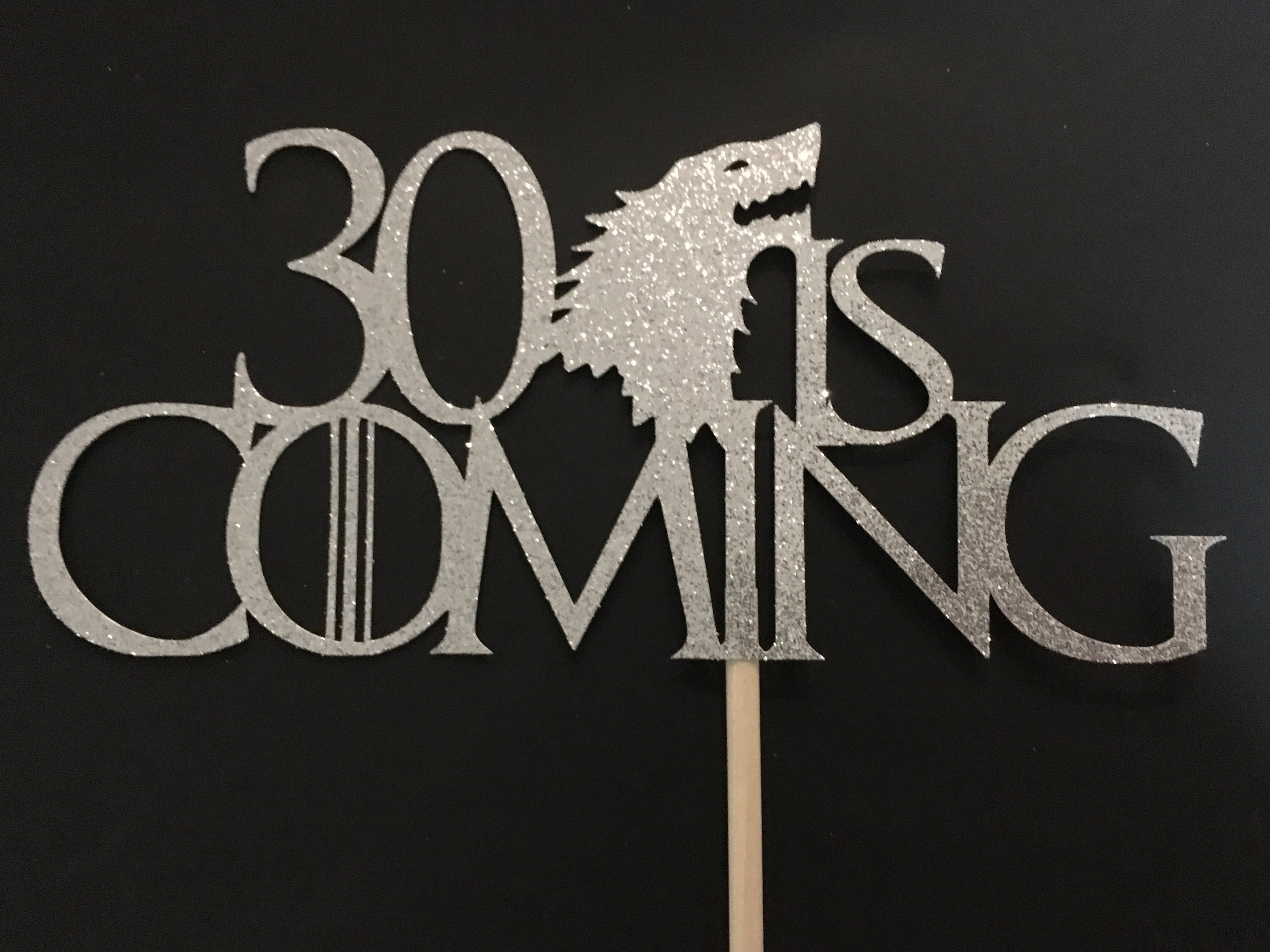 GOT Themed Cake Topper, GOT Birthday Decor, GOT Themed Birthday Cake ...