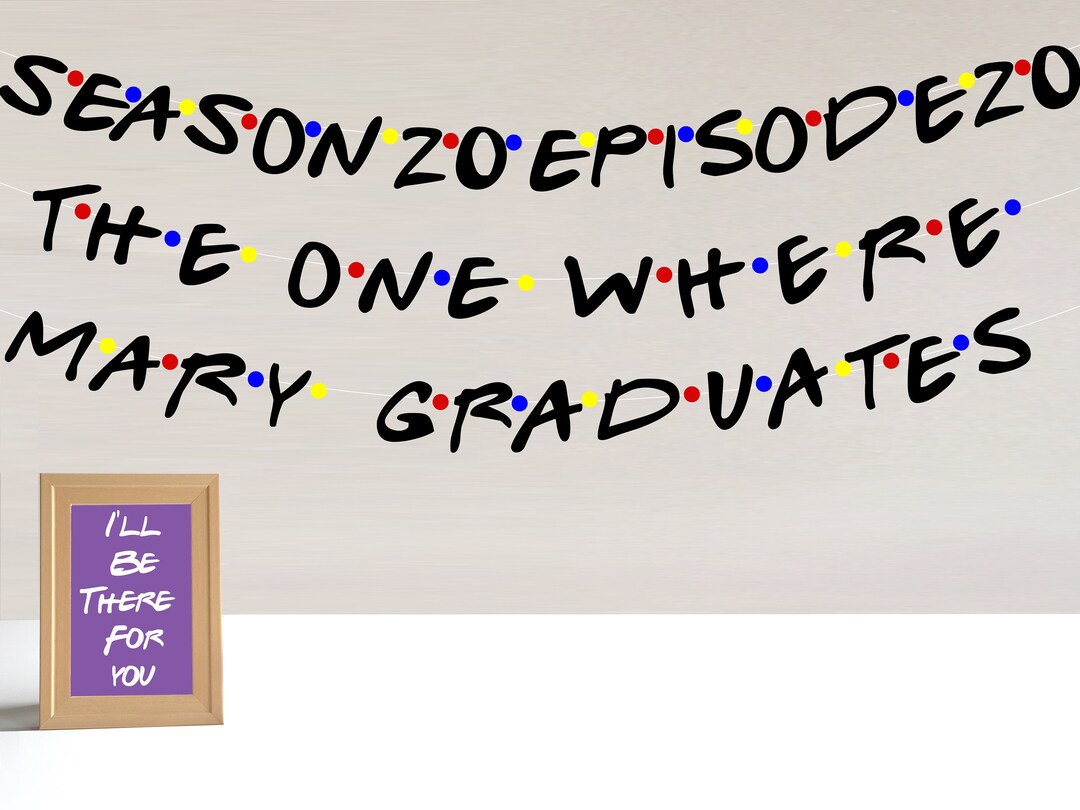 Friends Themed Banner/ Friends Tv Show Party Banner/ Friends Tv Show ...