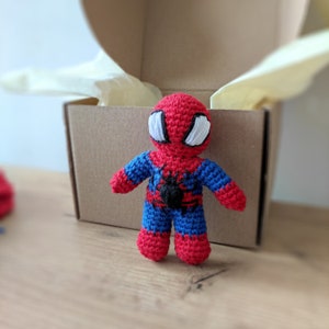 Spiderman Crochet Mini Toy - Etsy