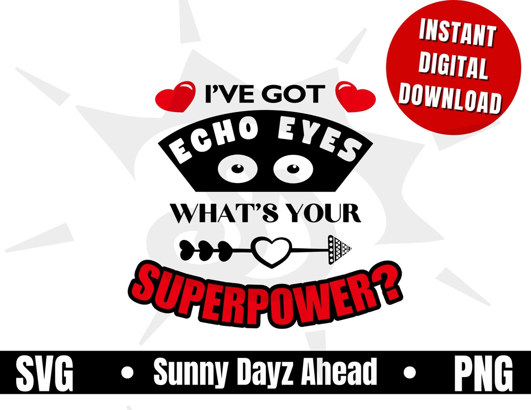 Superpower Echo Tech Ultrasound SVG in Red and Black, Great for Cardiac ...