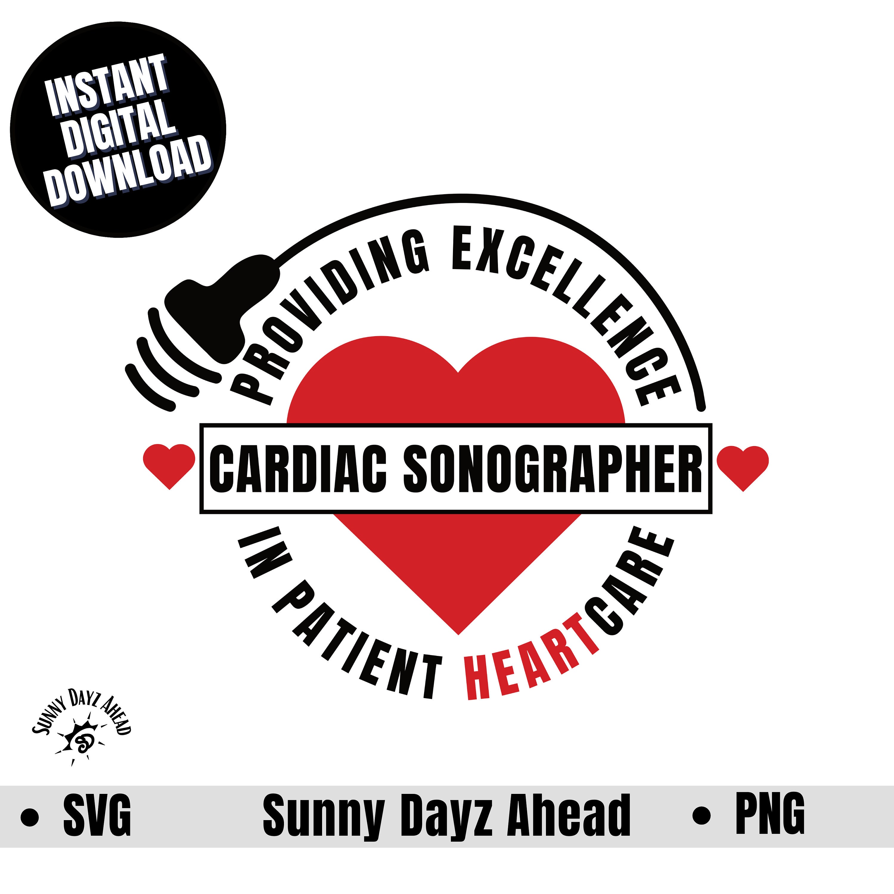 Echo Tech Ultrasound SVG, Cardiac Sonographer Ultrasound Gifts ...