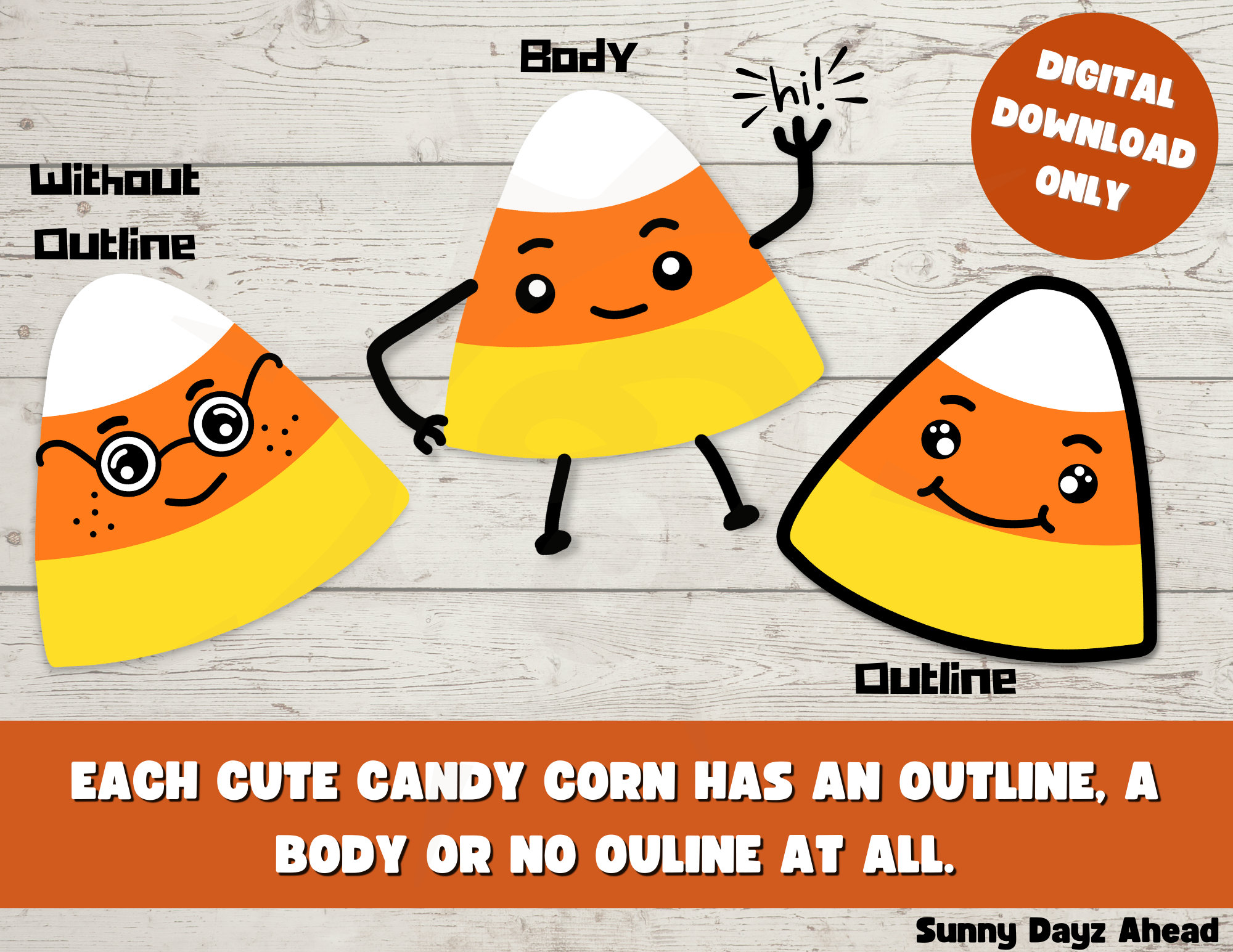 Cute Halloween SVG Bundle Candy Corn Clipart Fall SVG Trick - Etsy