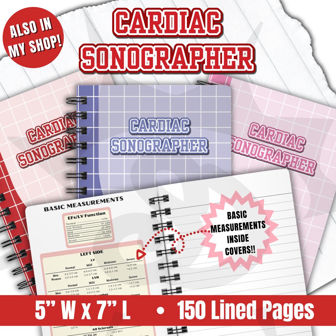 Echo Protocol PDF, Cardiac Sonographer Measurements, Quick Reference ...