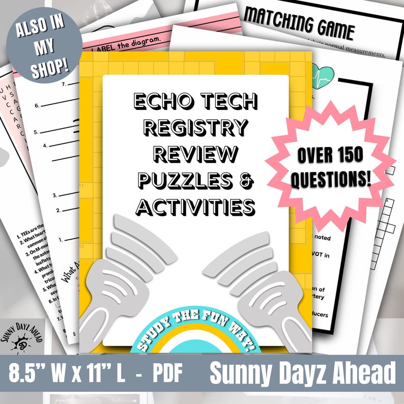 Echo Tech PNG Clipart and SVG, Great for Cardiac Sonographer Gifts - Etsy
