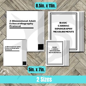 Echo Protocol PDF, Cardiac Sonographer Measurements, Quick Reference ...