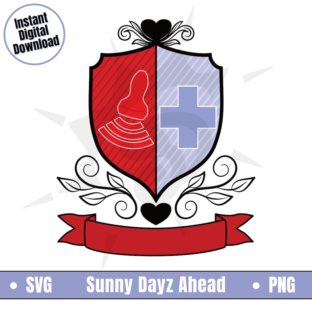 Echo Tech Credential Title Crest SVG, Cardiac Sonographer Medical Gifts ...