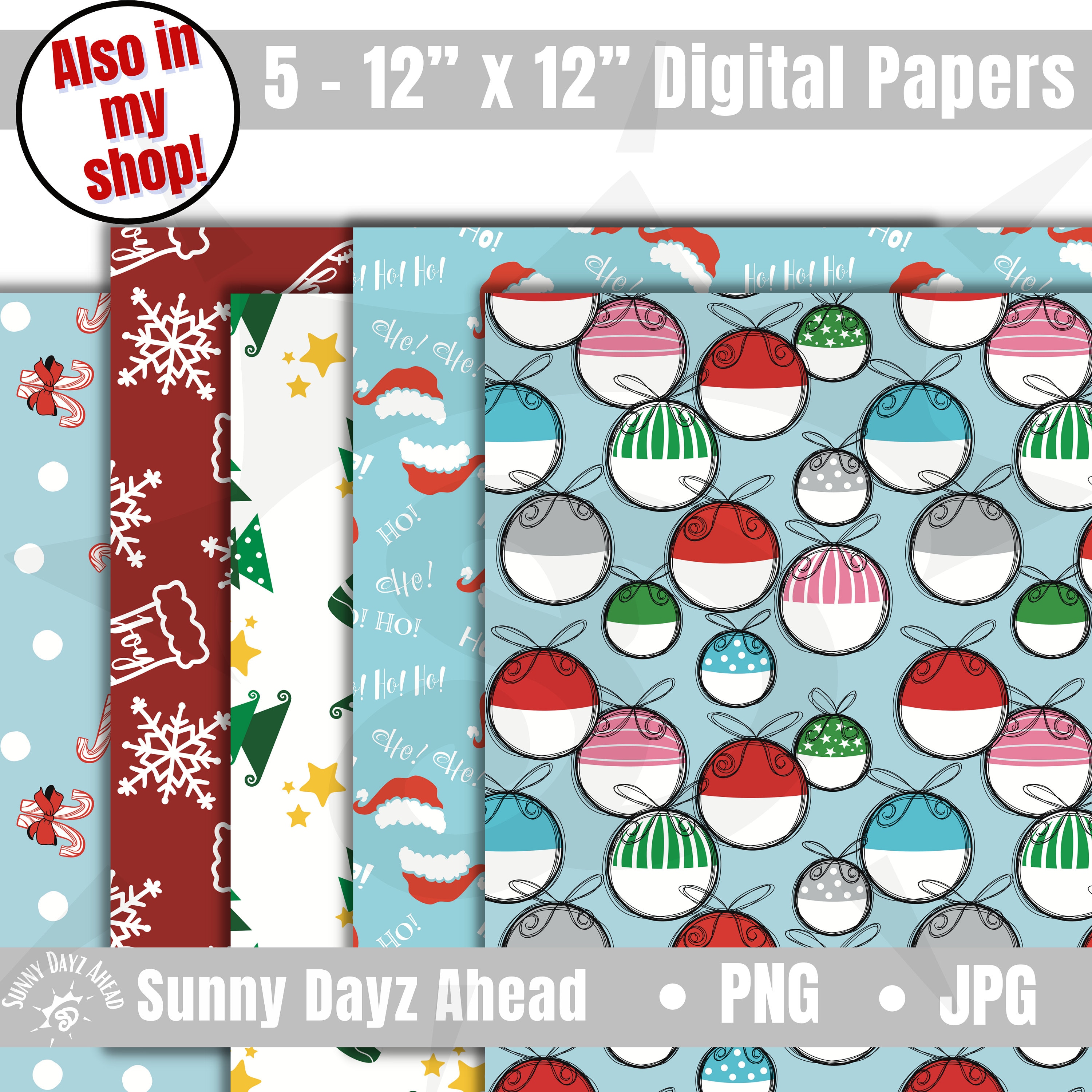 Christmas Border Clipart, Xmas Holiday Cards Clip Art, Winter Craft SVG ...