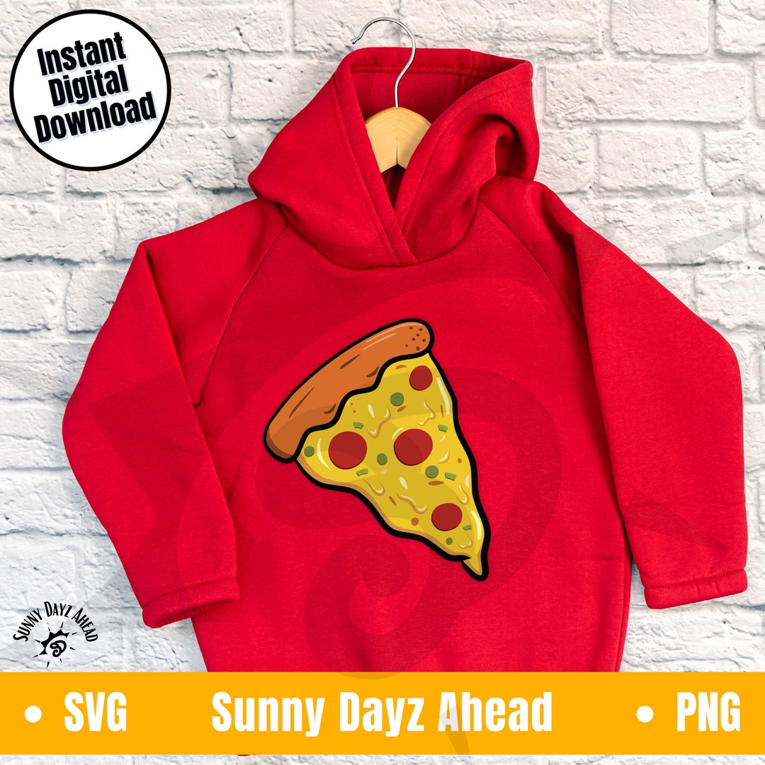 Food Art SVG Bundle Silhouette Clipart, Pizza Party Invitation Vector ...