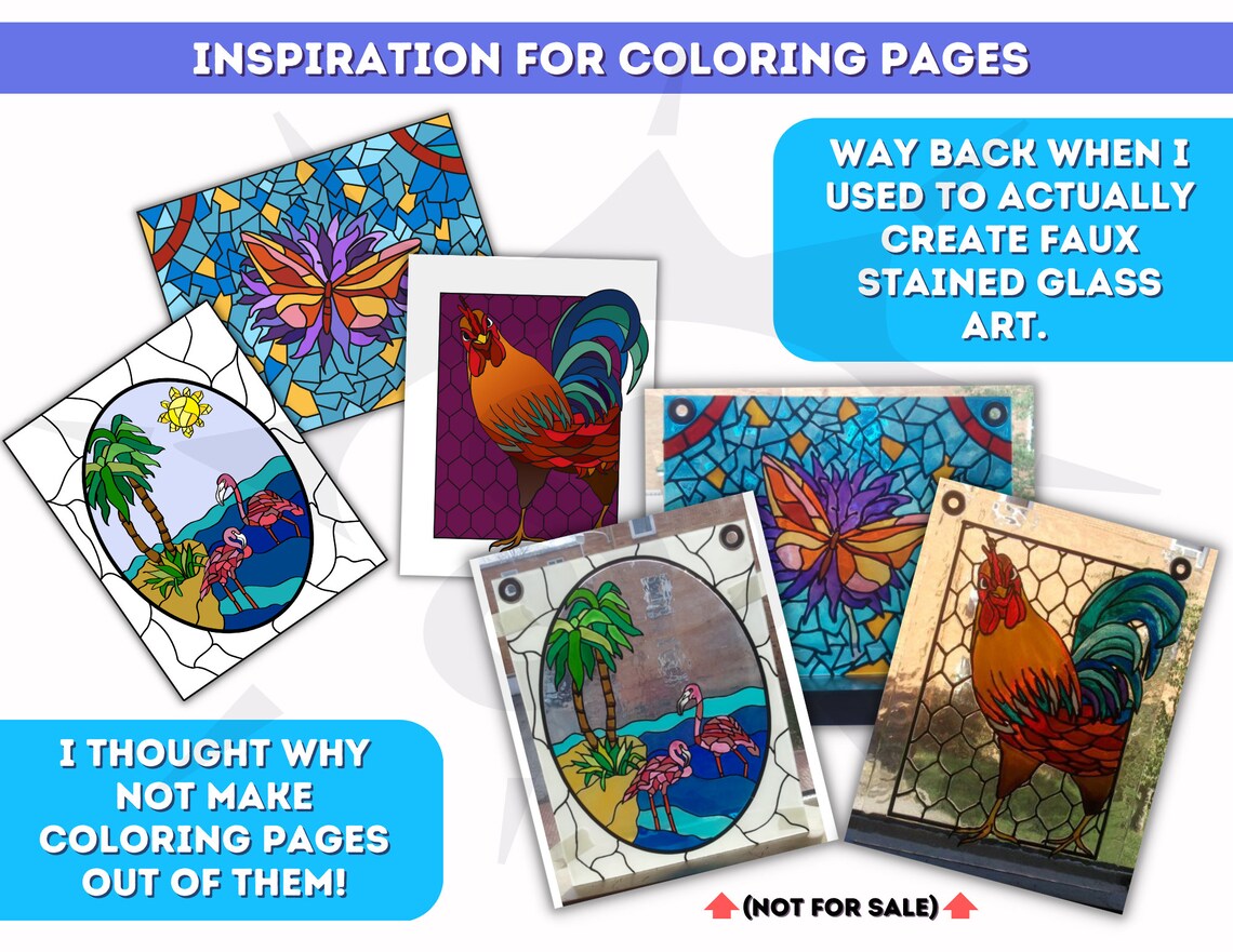 Stained Glass Coloring Pages, Adult Coloring Book, Easter Basket ...