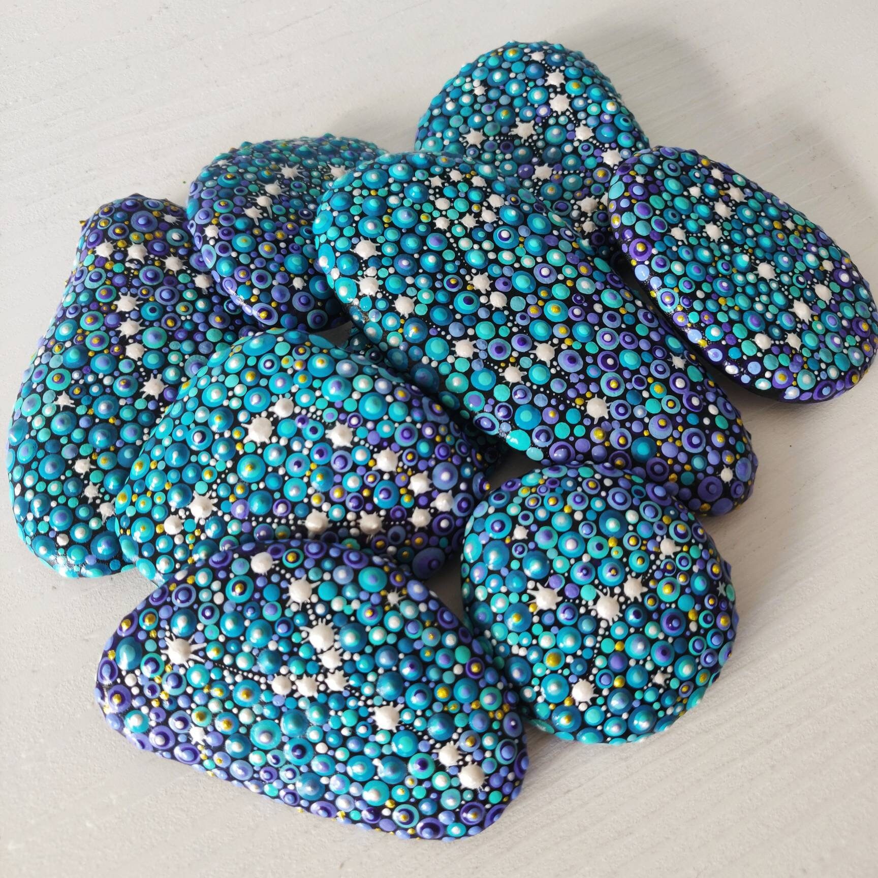 Constellation Aries Zodiac Horoscope Painted Stone Decoration | Etsy