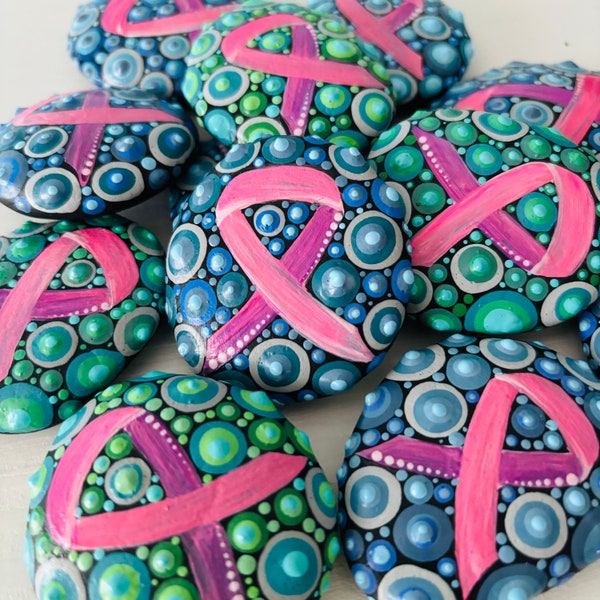 Cancer Rock Art - Etsy