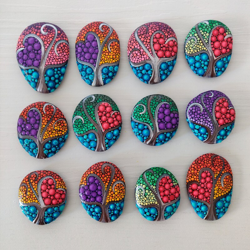 Painted Rocks for Garden - Etsy