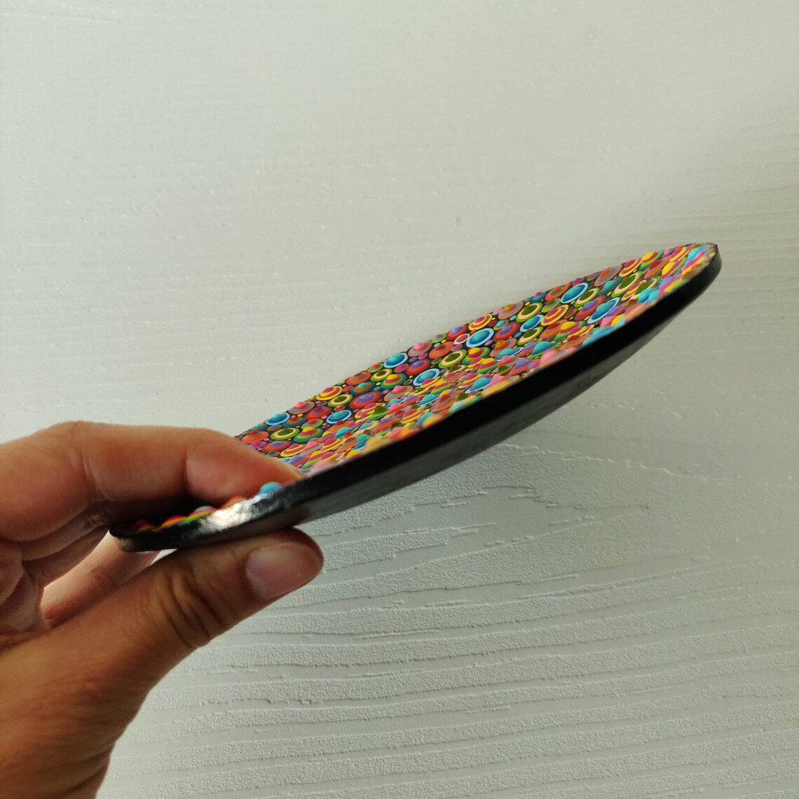 Colorful Handpainted Wooden Bowl House Table Decoration Bowl - Etsy