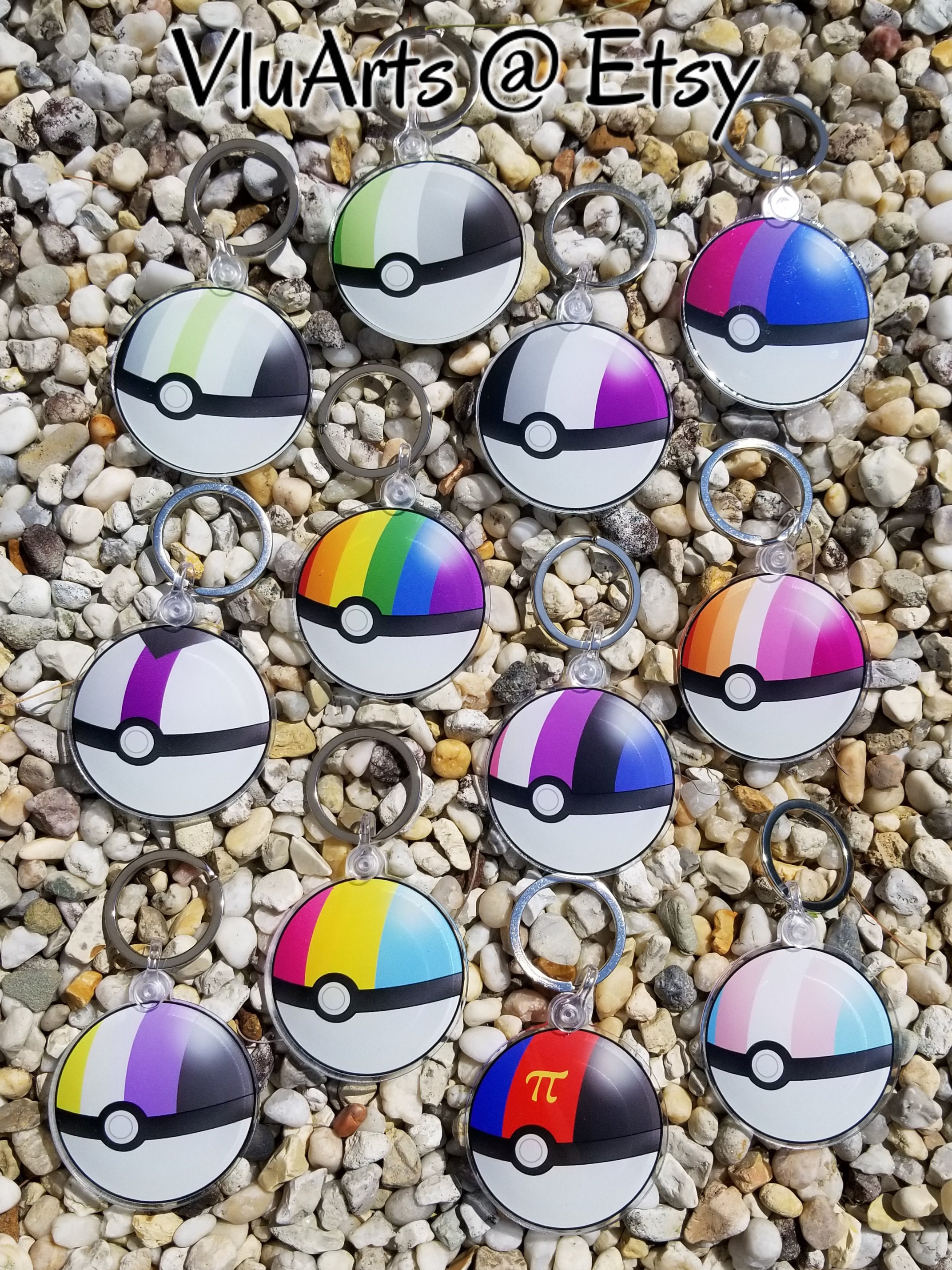 Pokemon Pride Flag Keychains - Etsy Australia