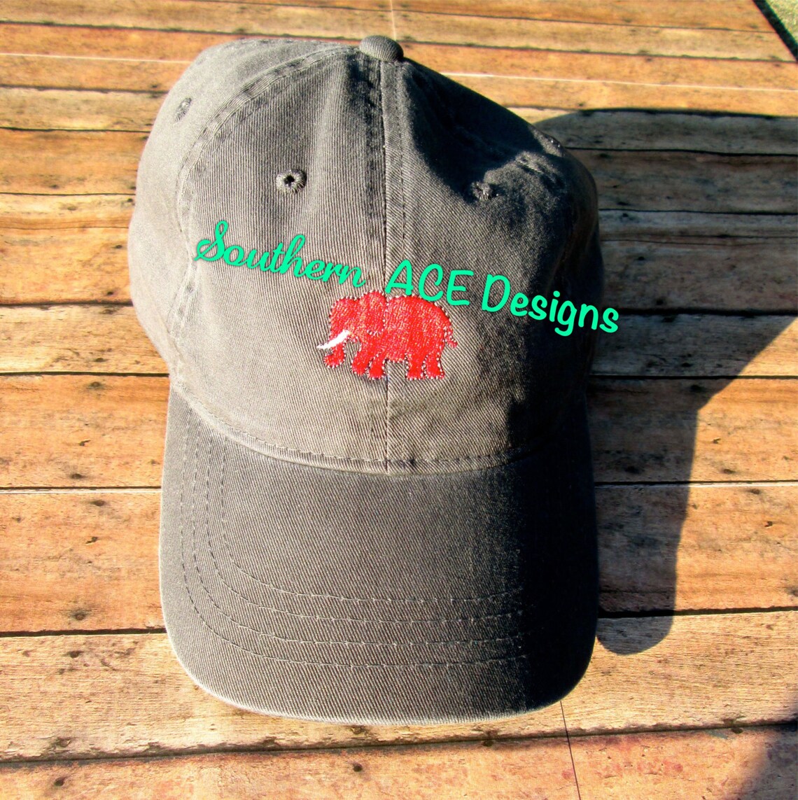 Embroidered Elephant Hat - Etsy