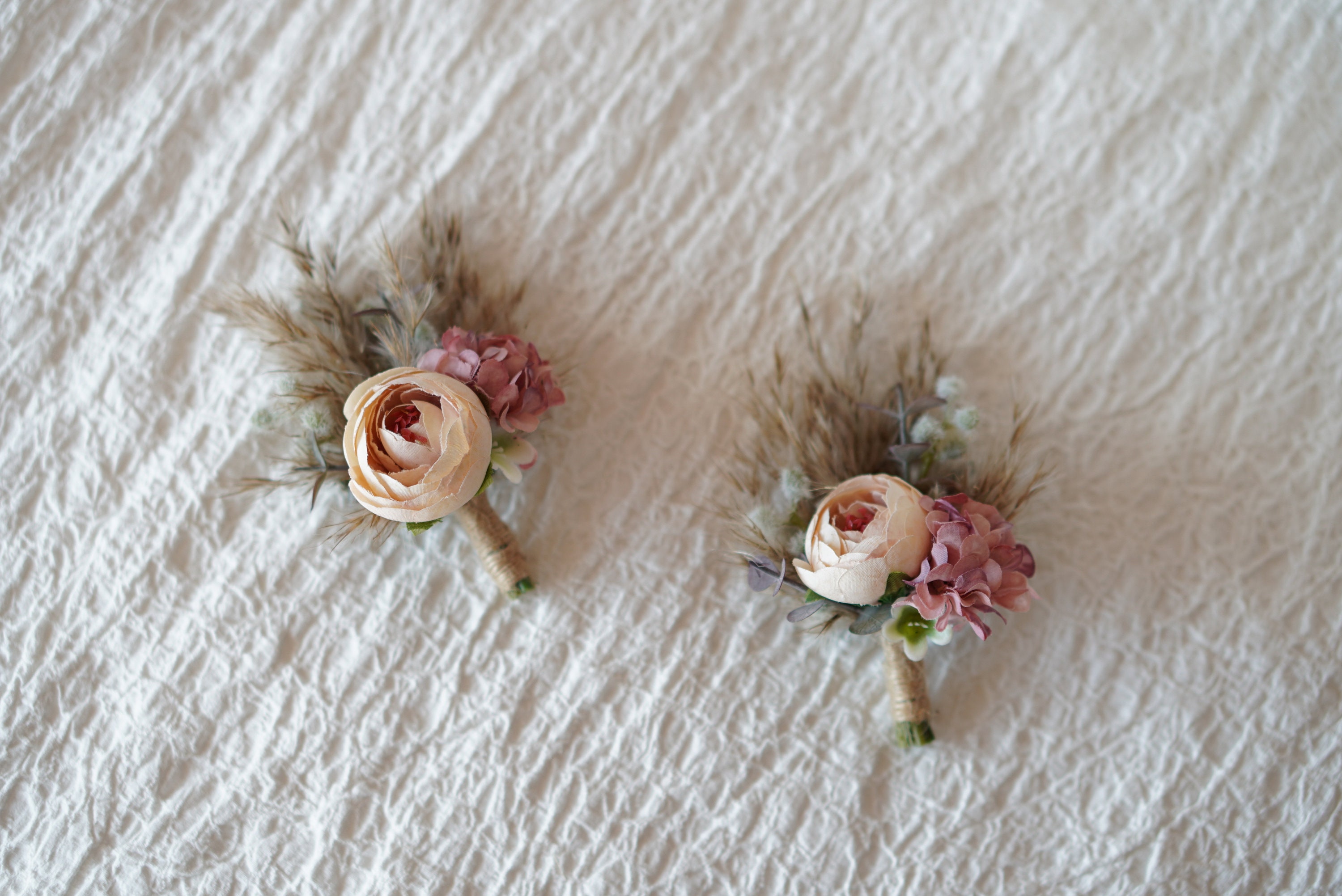 Rustic Boho Wedding Bouquetartificial Faux Flowers Home | Etsy