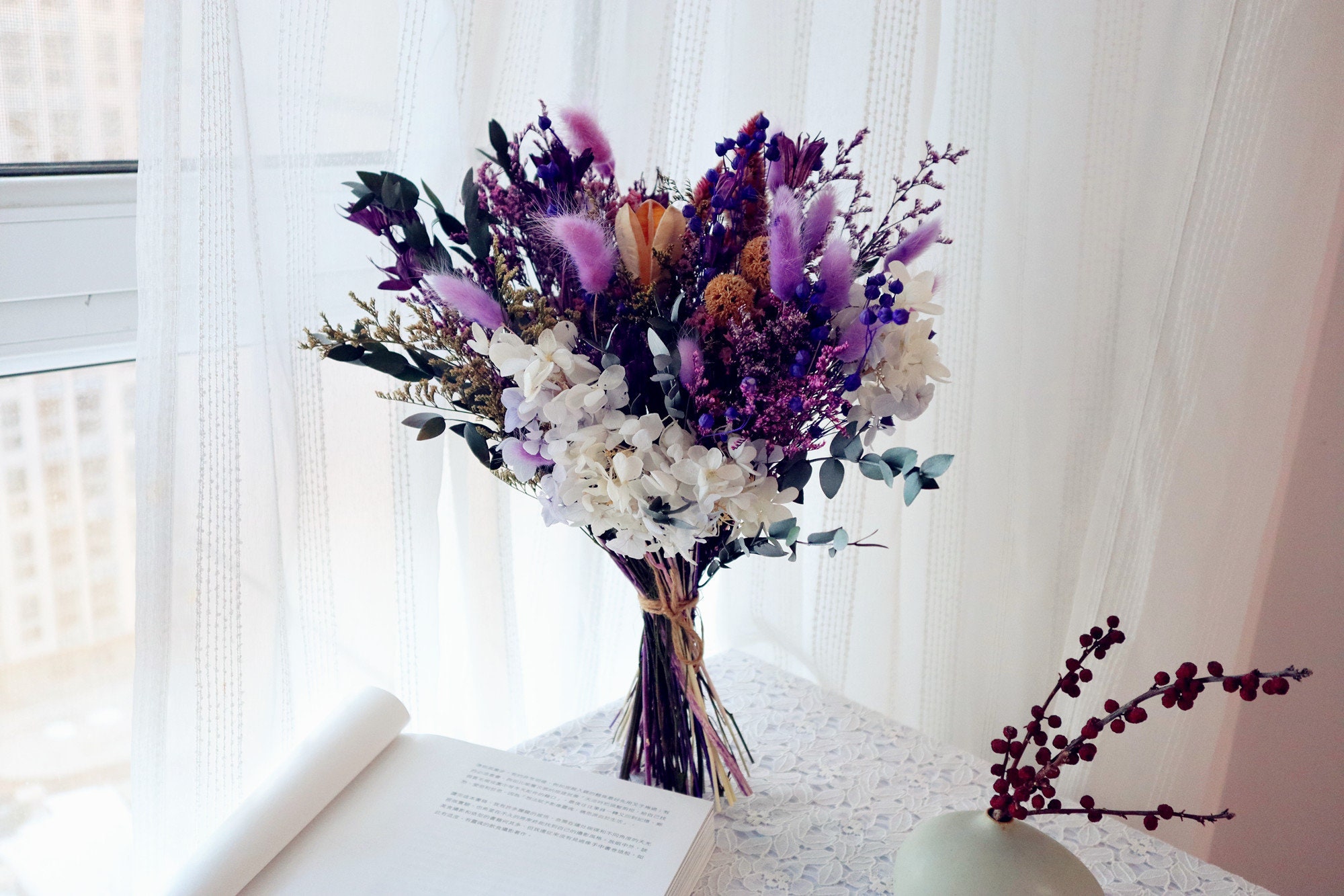 Dried Flowers Bouquets,natural Dried Flowers,natural Flower Decor ...