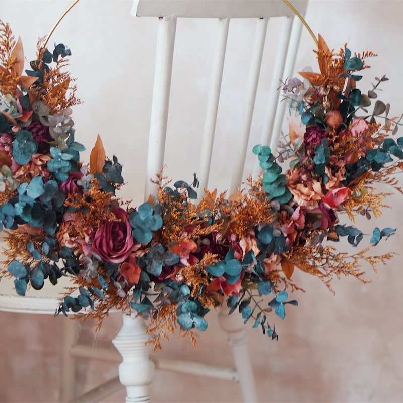 Floral Hoop Centerpiece - Etsy