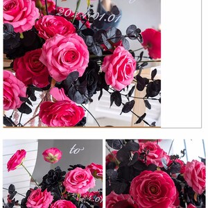Wedding Welcome Floral Arrangement, Rose Garlands, Wedding Arch ...