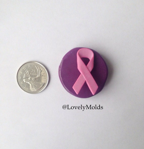 awareness-ribbon-silicone-mold-chocolate-fondant-resin-cake-breast-cancer-polymer-clay-by