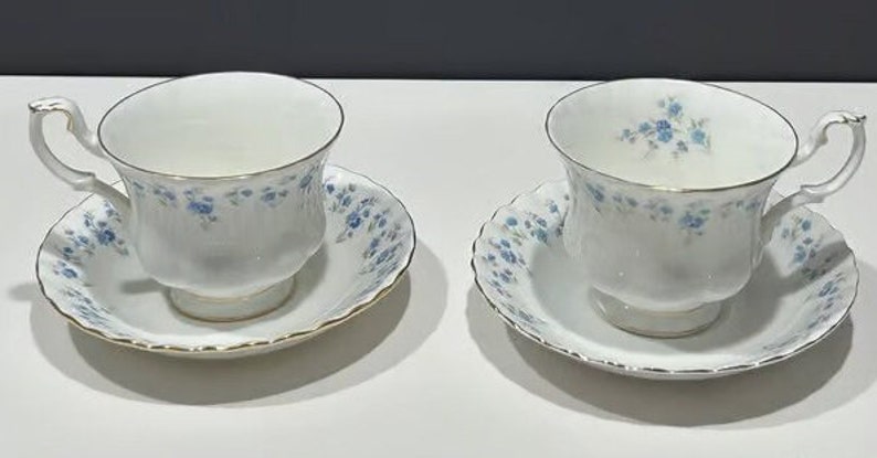 Vintage Royal Albert Memory Lane China Teapot & Teacups Set - Etsy