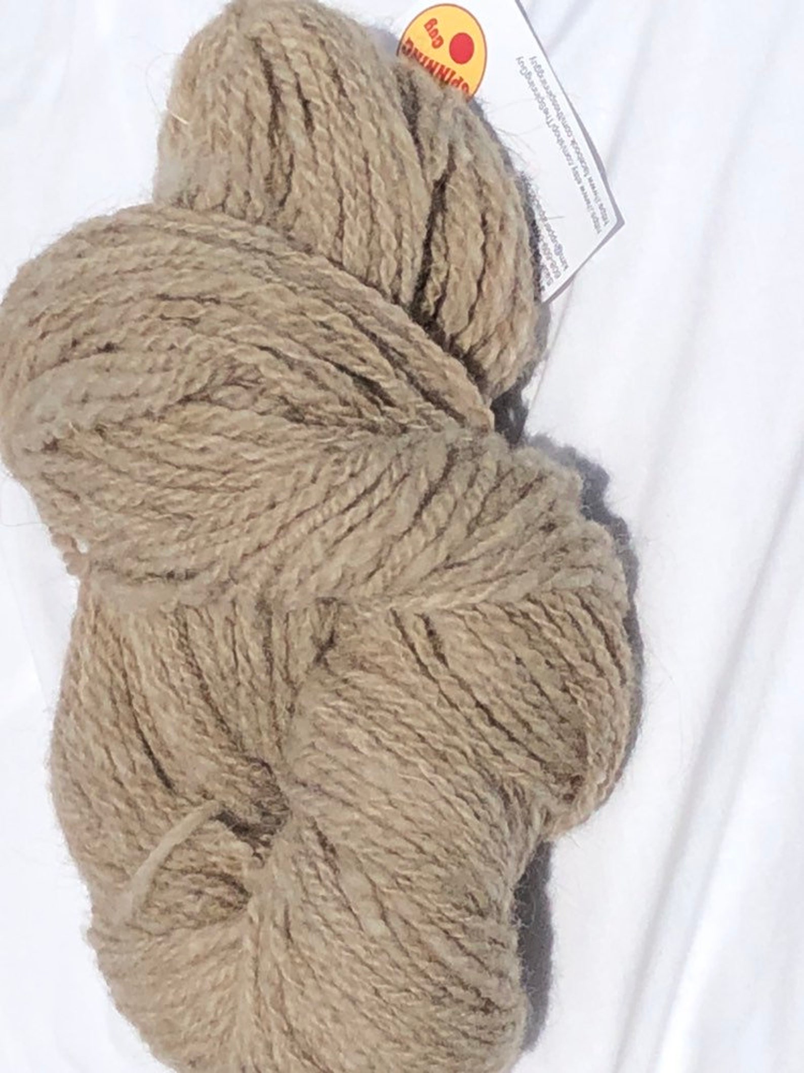 Hand Spun Wool Camel Blend Yarn 70/30 Wool/camel Blend Hand Spun Using ...