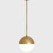 Modern Ceiling Pendant Light , Modern Bolle Glass Ceiling Lamp , Brass ...