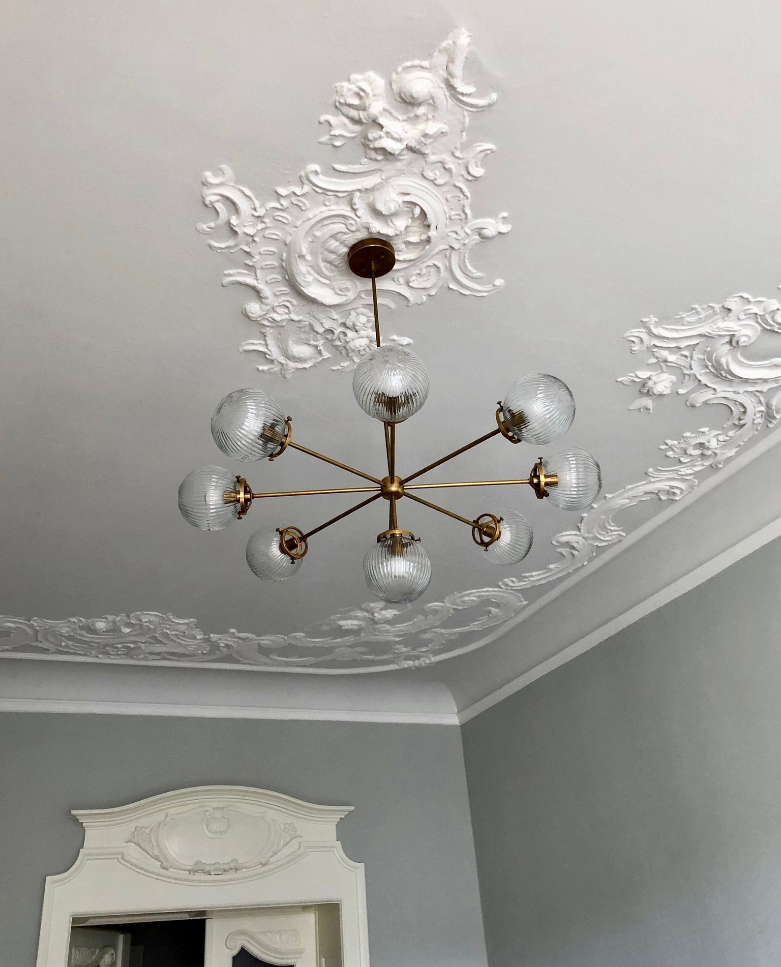 Gorgeous Mid Century Chandelier HELIOS Ceiling Light - Etsy