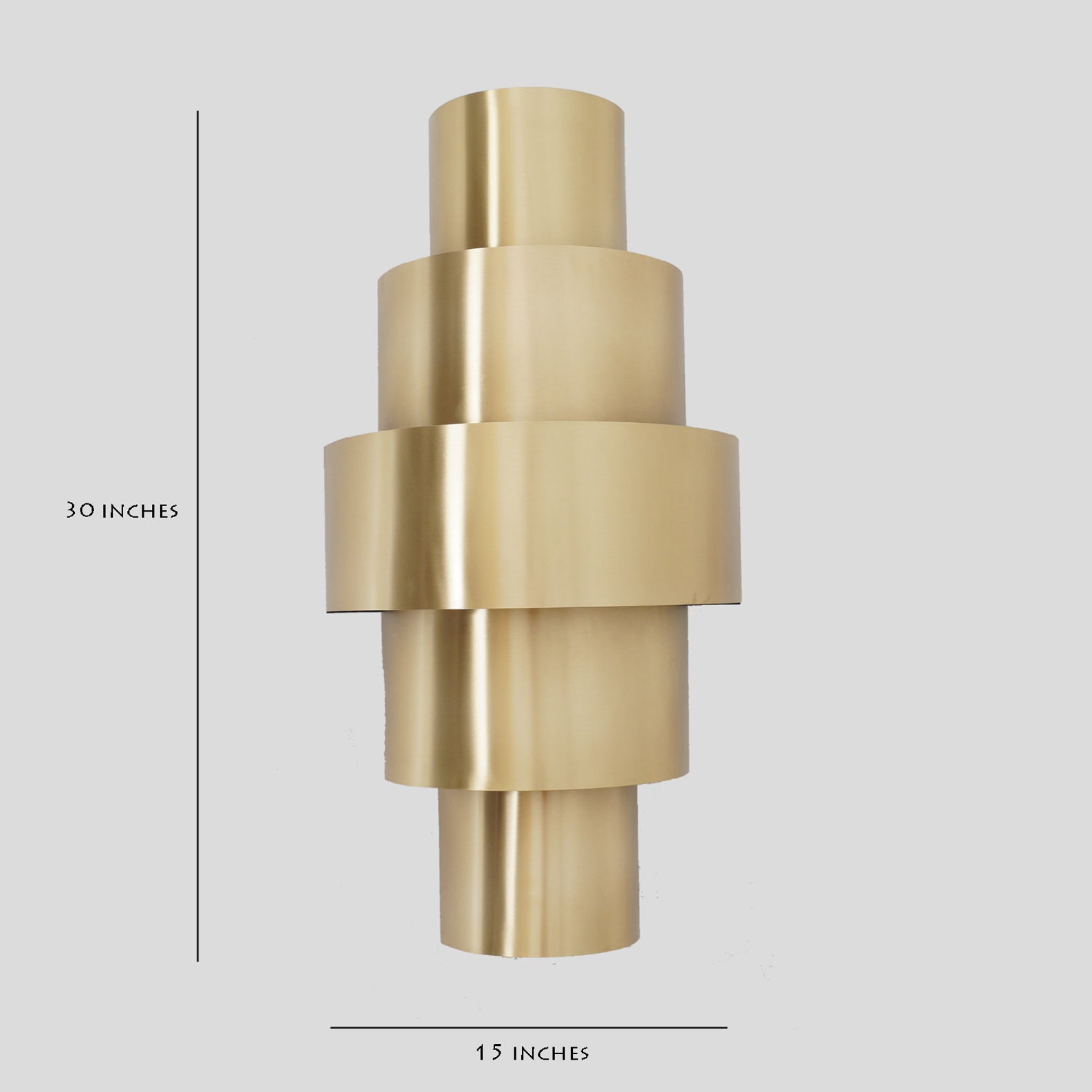 Modern Statement Wall Sconce KELLY Wall Light Sculpture , Handcrafted ...