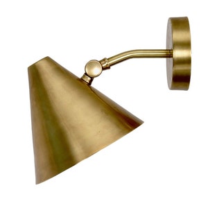 Modern Adjustable Wall Lamp Light Sconce CONO 2 , Handmade Brass ...